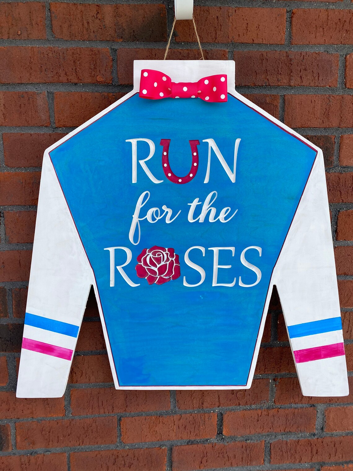 Large Derby Hanger | Run for the Roses Door Hanger | Kentucky Derby ...