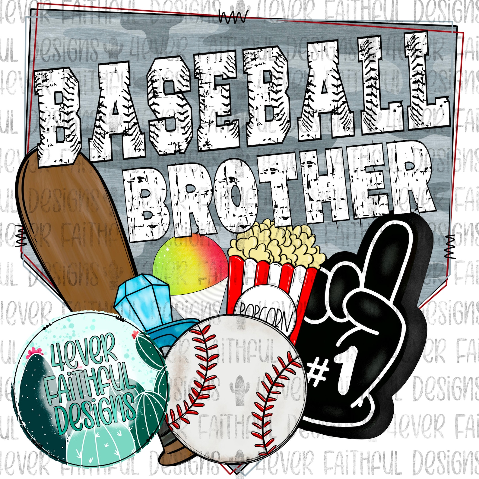 Baseball Brother Cute Baseball Shirt Baseball Brother Png - Etsy