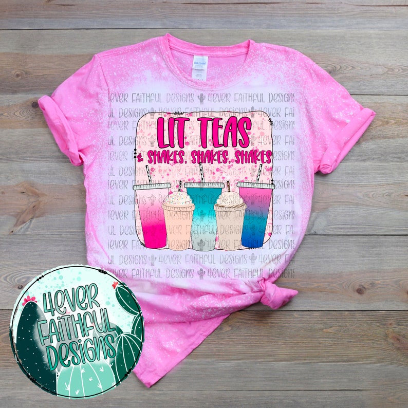 Lit Teas and Shakes Cute Lit Tea Shirt Design Loaded Tea - Etsy