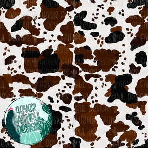 SEAMLESS Multi-colored Cow Print Cowhide Digital Paper Cute - Etsy