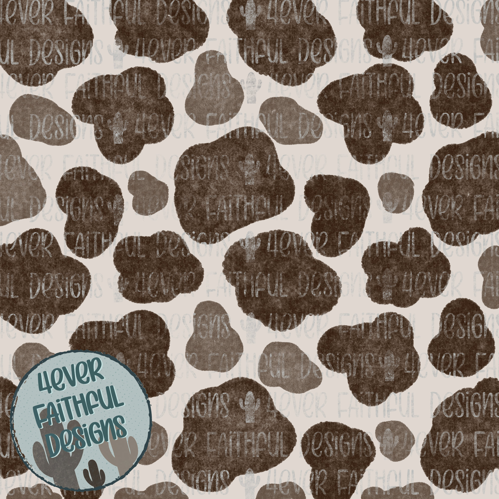 Brown Cow Print Digital Paper Cow Print Background Cow Print - Etsy