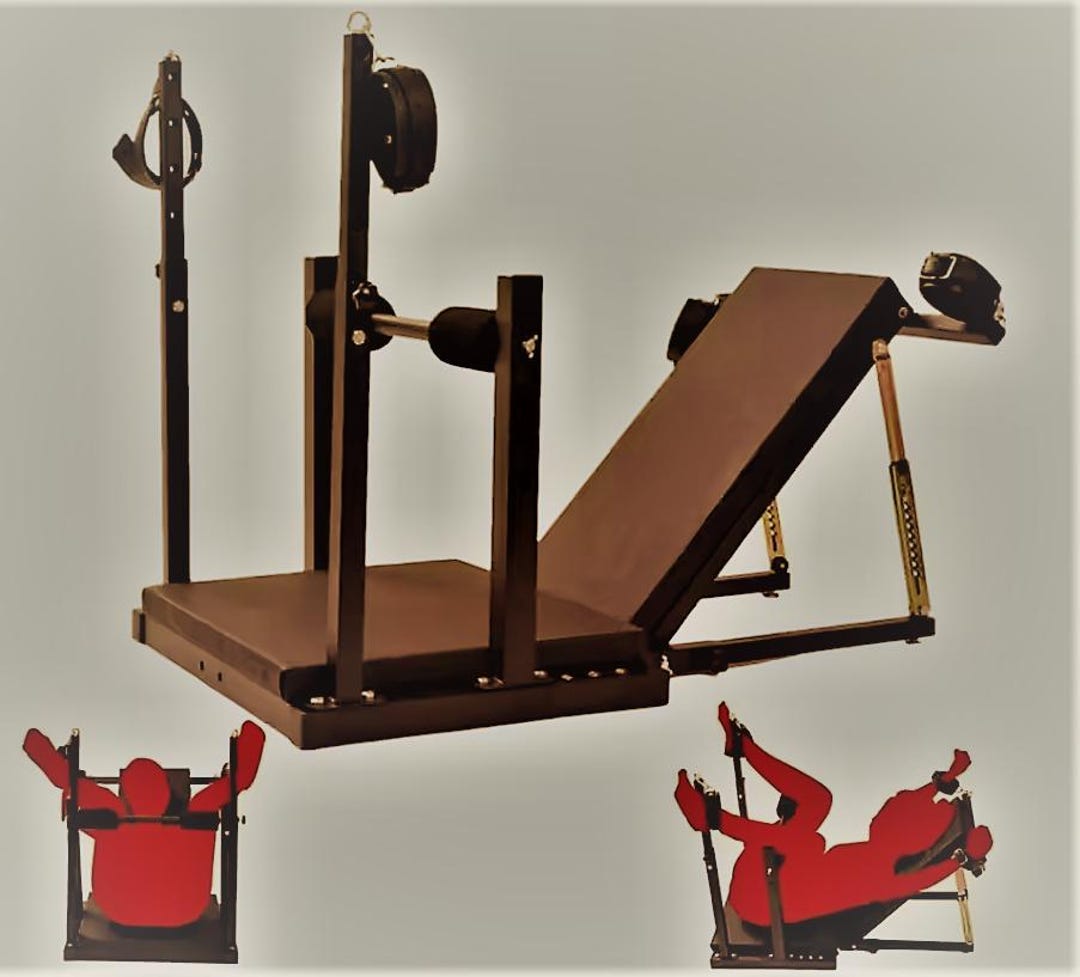 Bedroom Fantasies Bondage Chair Adjustable Hardcore Furniture Handcuffs ...