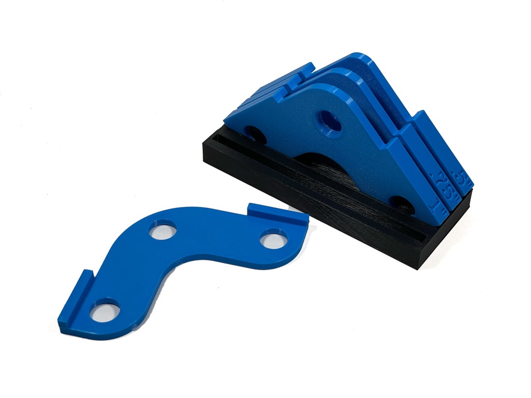 Corner Radius Router Jig Set of Four With Holder Router Table Flush ...