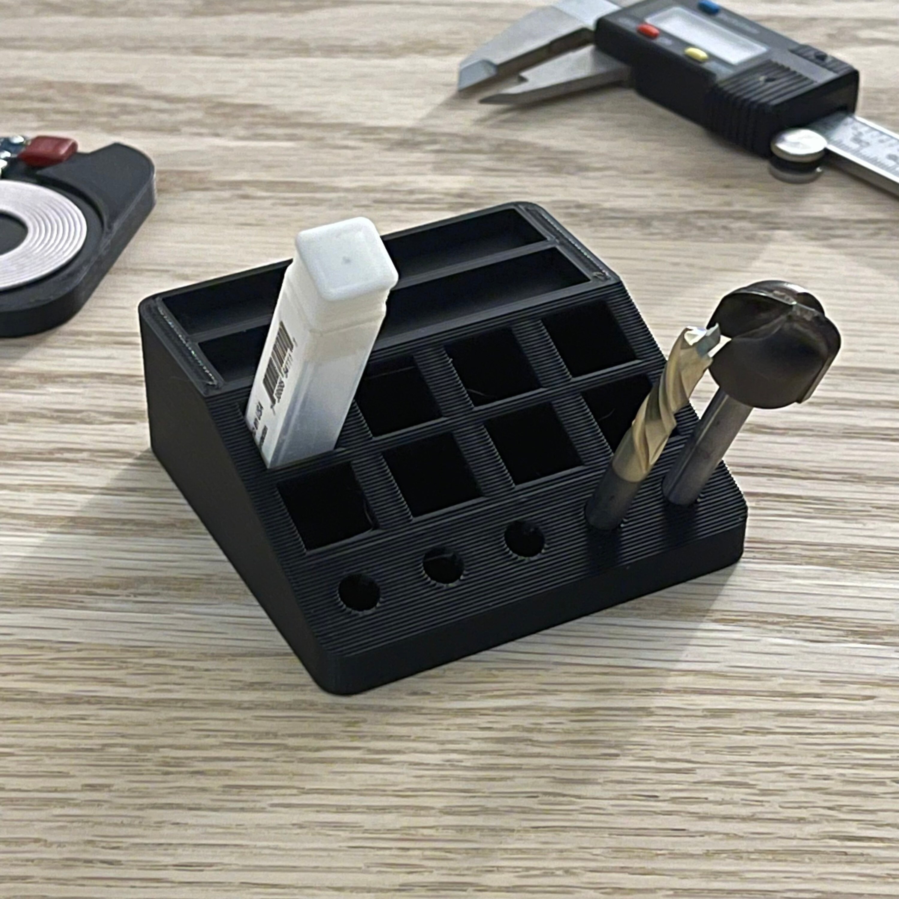 Endmill Organizer Bit Holder Fits 1/4 Shank Size Bits - Etsy