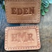 Leather Patch, Monogram, Personalized, Genuine Leather, Gift for Kid ...