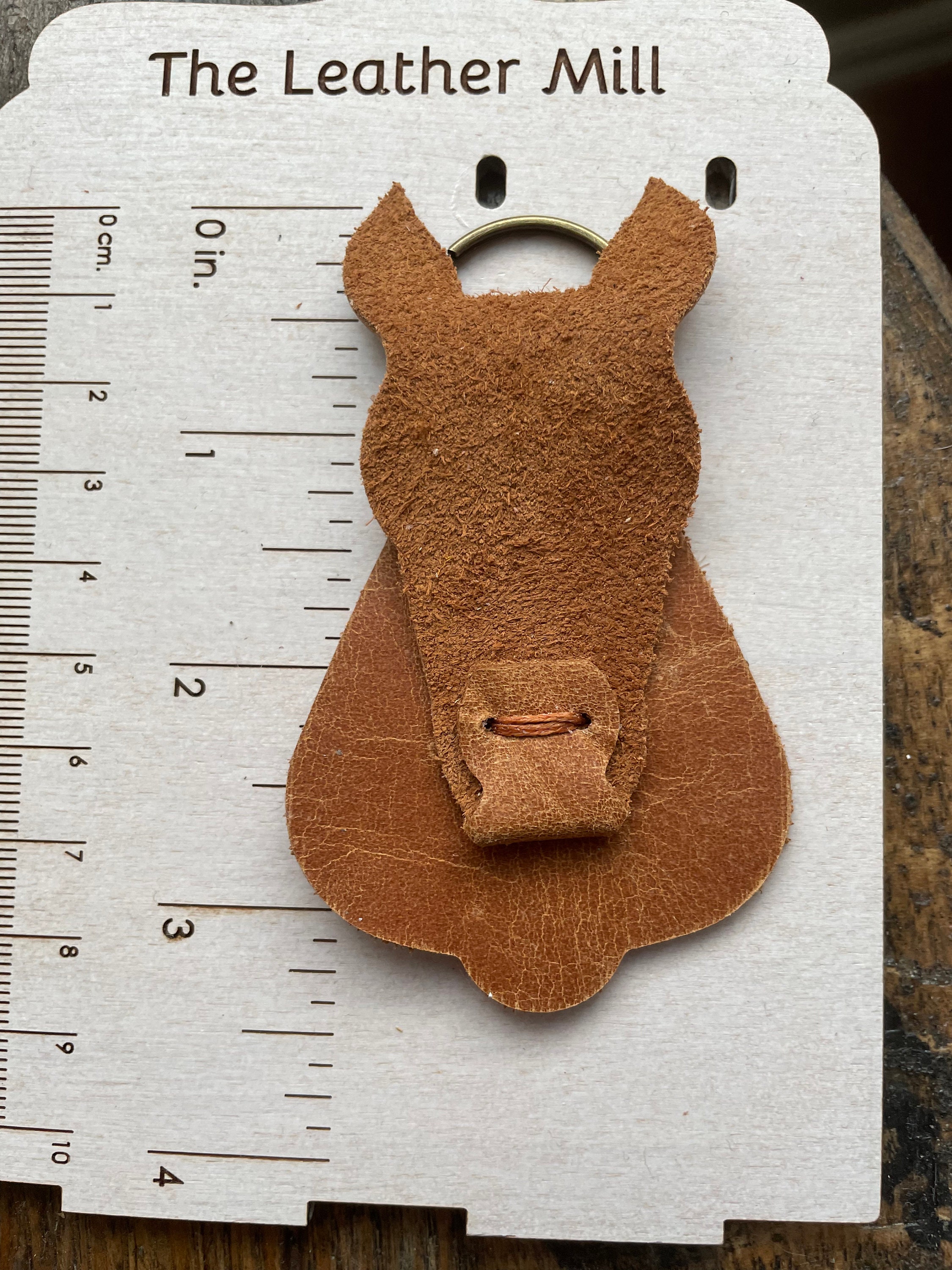 Horse Head, Leather Keychain, Cowgirl, Cowboy, Rodeo, Die Cut, Gift for ...