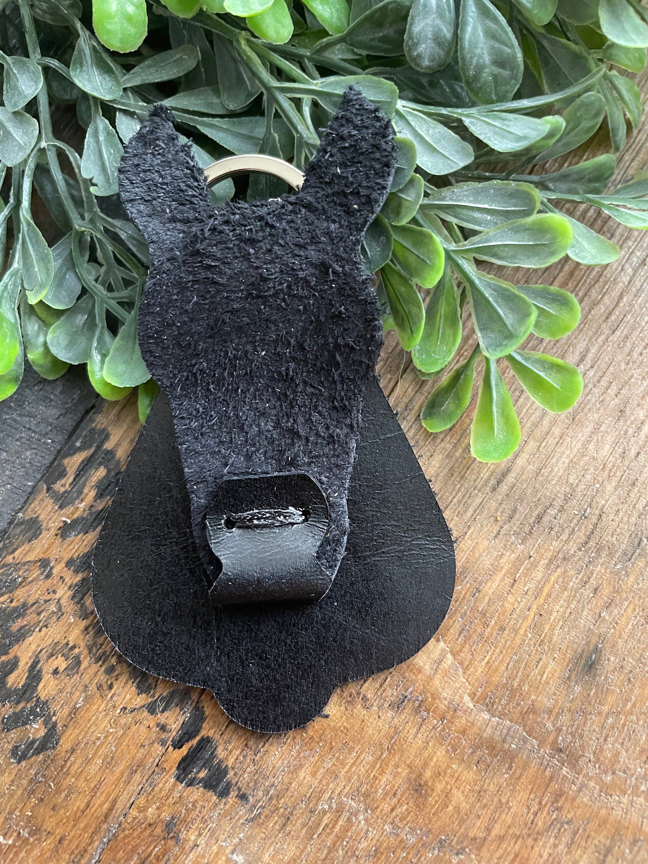 Horse Head, Leather Keychain, Cowgirl, Cowboy, Rodeo, Die Cut, Gift for ...