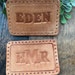 Leather Patch, Monogram, Personalized, Genuine Leather, Gift for Kid ...