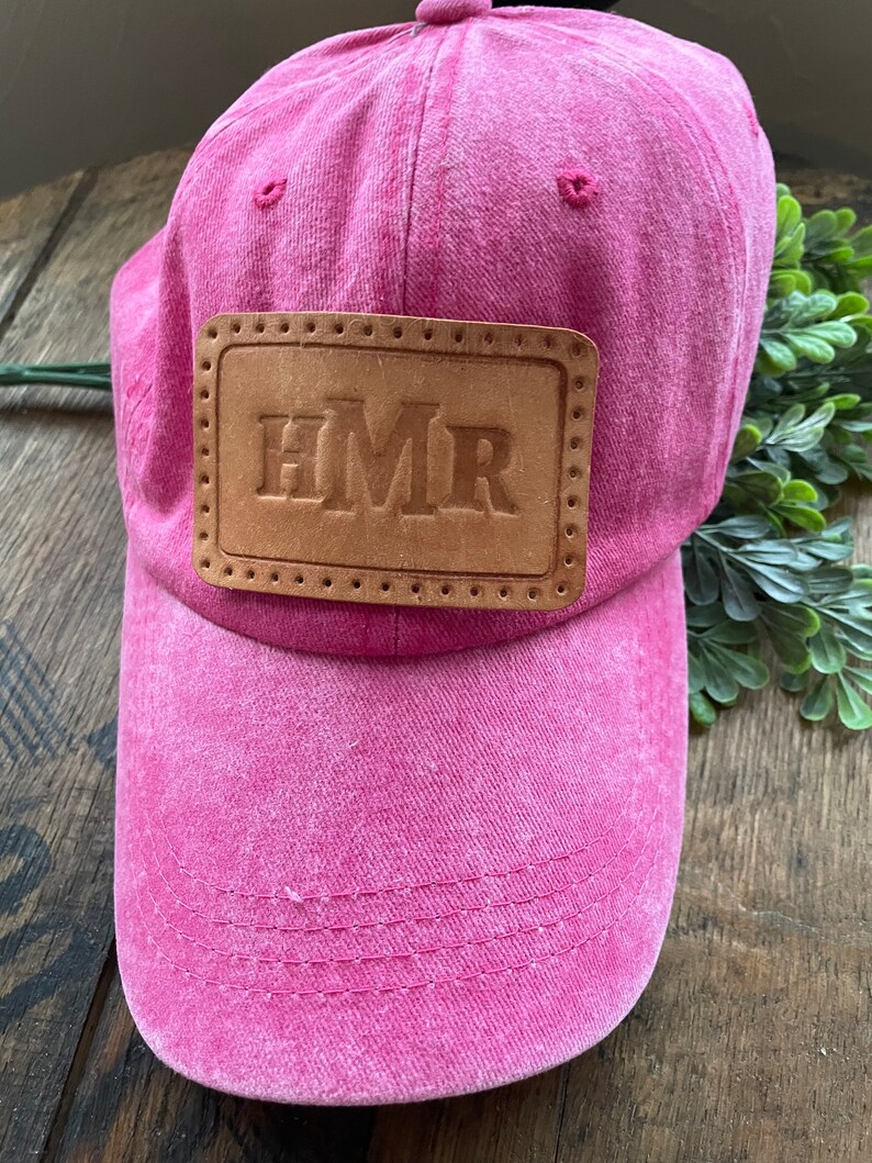 Leather Patch, Monogram, Personalized, Genuine Leather, Gift for Kid ...