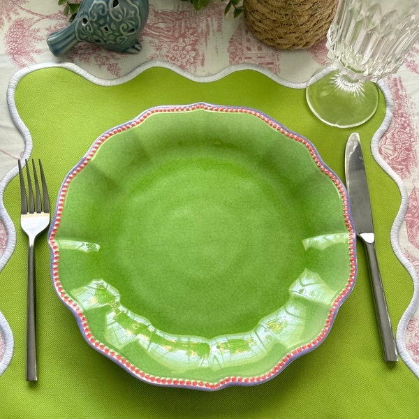 Lime Green Placemats - Etsy