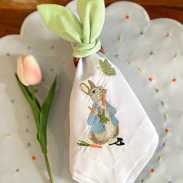 Rabbit Napkin - Etsy