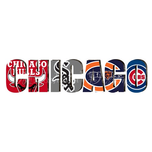 Chicago Team Sports Digital Png File - Etsy