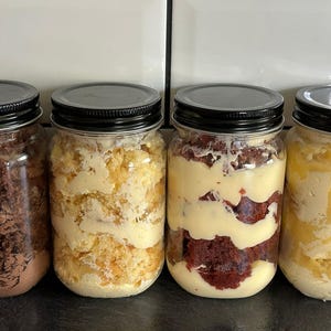 Handmade Layered Cake Jars - Gourmet Dessert Gift - Etsy