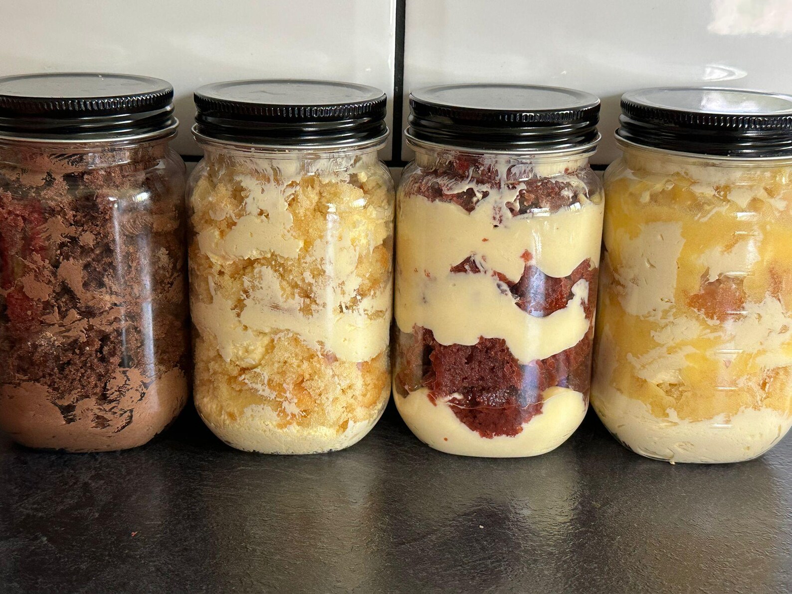 Handmade Layered Cake Jars - Gourmet Dessert Gift - Etsy