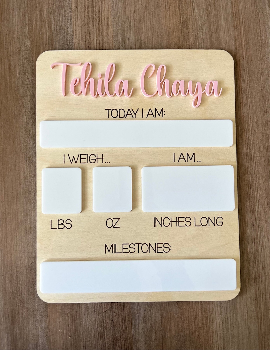 NICU Milestone Board NICU Milestones Personalized NICU Sign Baby ...