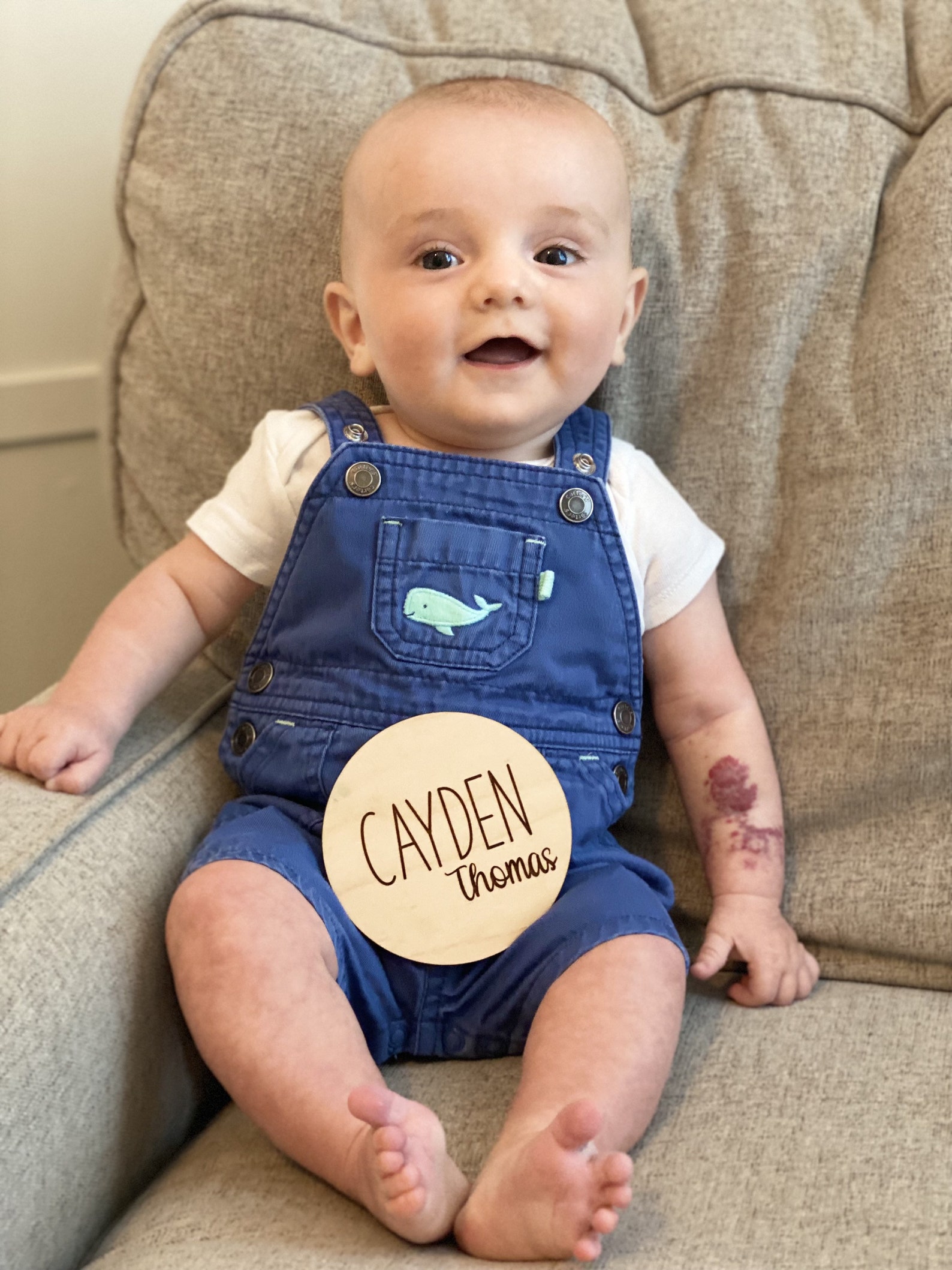 Birth Announcement Sign Baby Name Sign Birth Stats Laser - Etsy