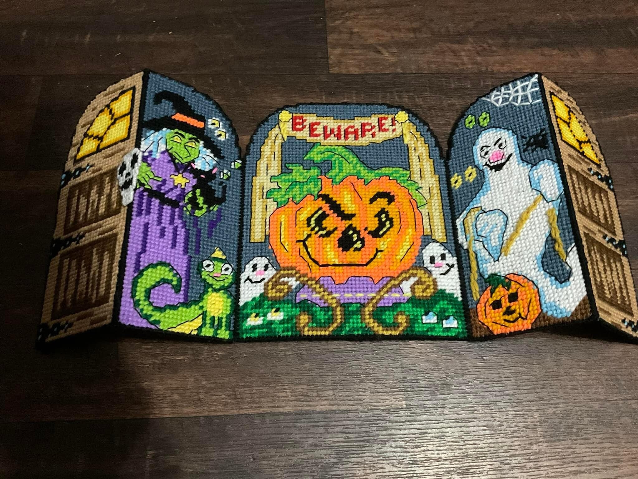 Halloween Accordion Welcome Sign - Etsy