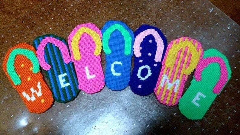 Flipflop Welcome Sign - Etsy