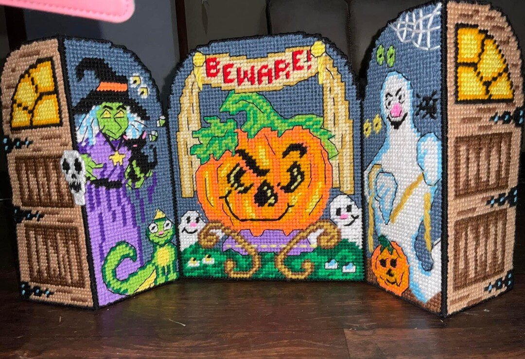 Halloween Accordion Welcome Sign - Etsy