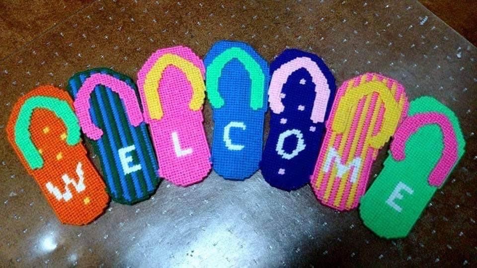 Flipflop Welcome Sign - Etsy