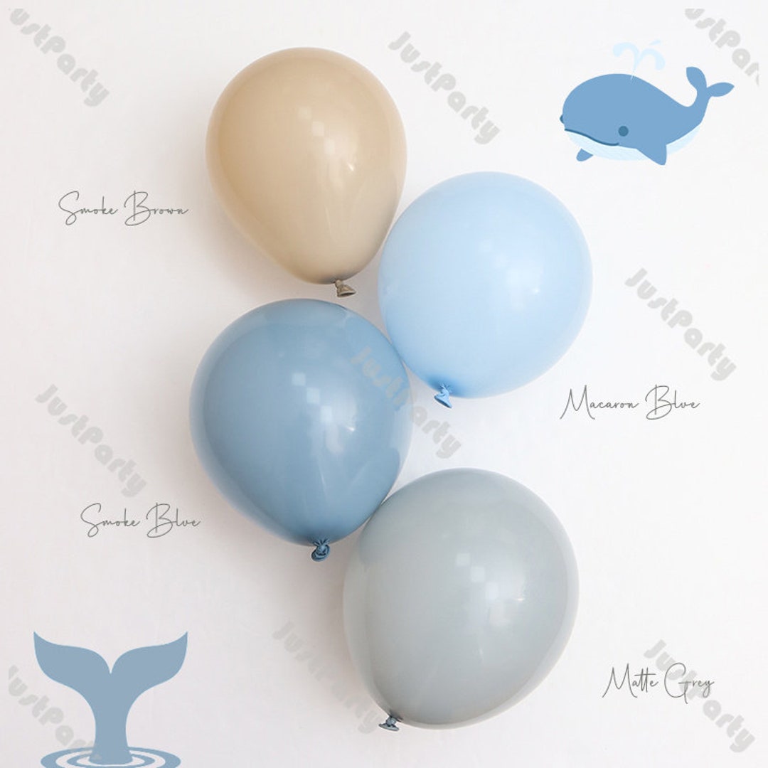 5/10/12/18inch Boho Balloons Smoke Brown Blue Grey Wedding Globos Baby ...
