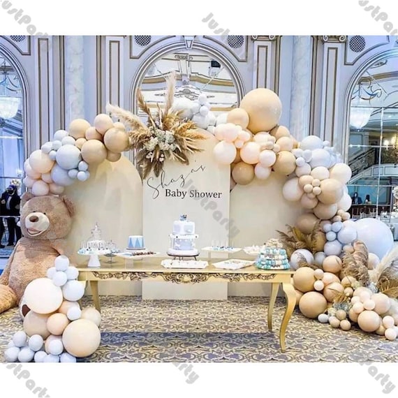 162pcs Brown Doubled Apricot Blush Beige Balloons Garland Arch - Etsy