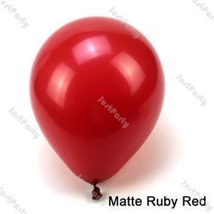 71pcs Matte Ruby Red Chrome Gold Balloon Garland Arch Kit Wedding ...