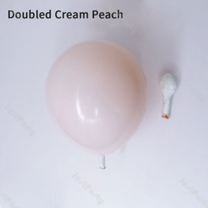 130pcs Retro Blush Matte Peach Doubled Beige Balloon Garland Arch Boho ...