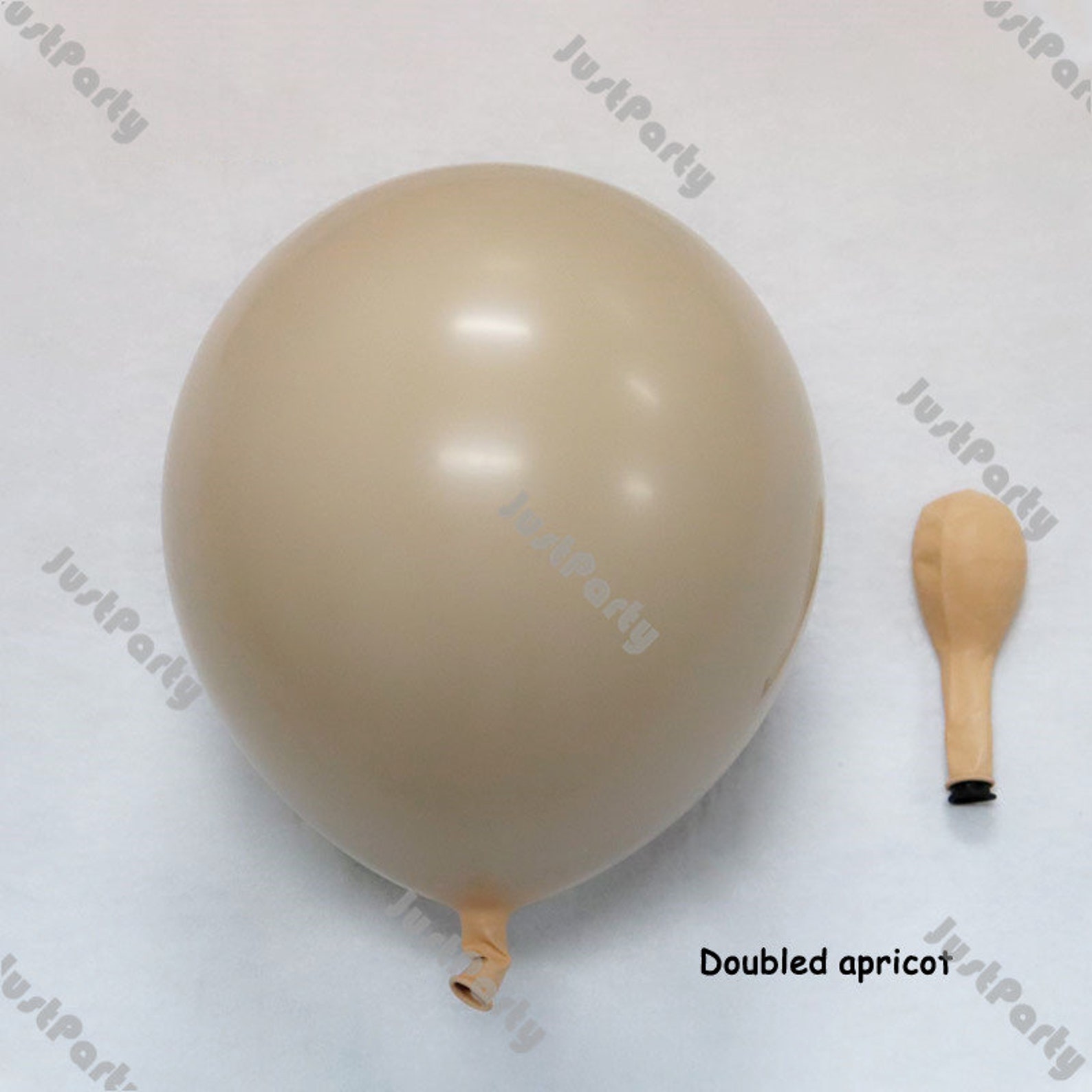 162pcs Brown Doubled Apricot Blush Beige Balloons Garland Arch Kit Blue ...