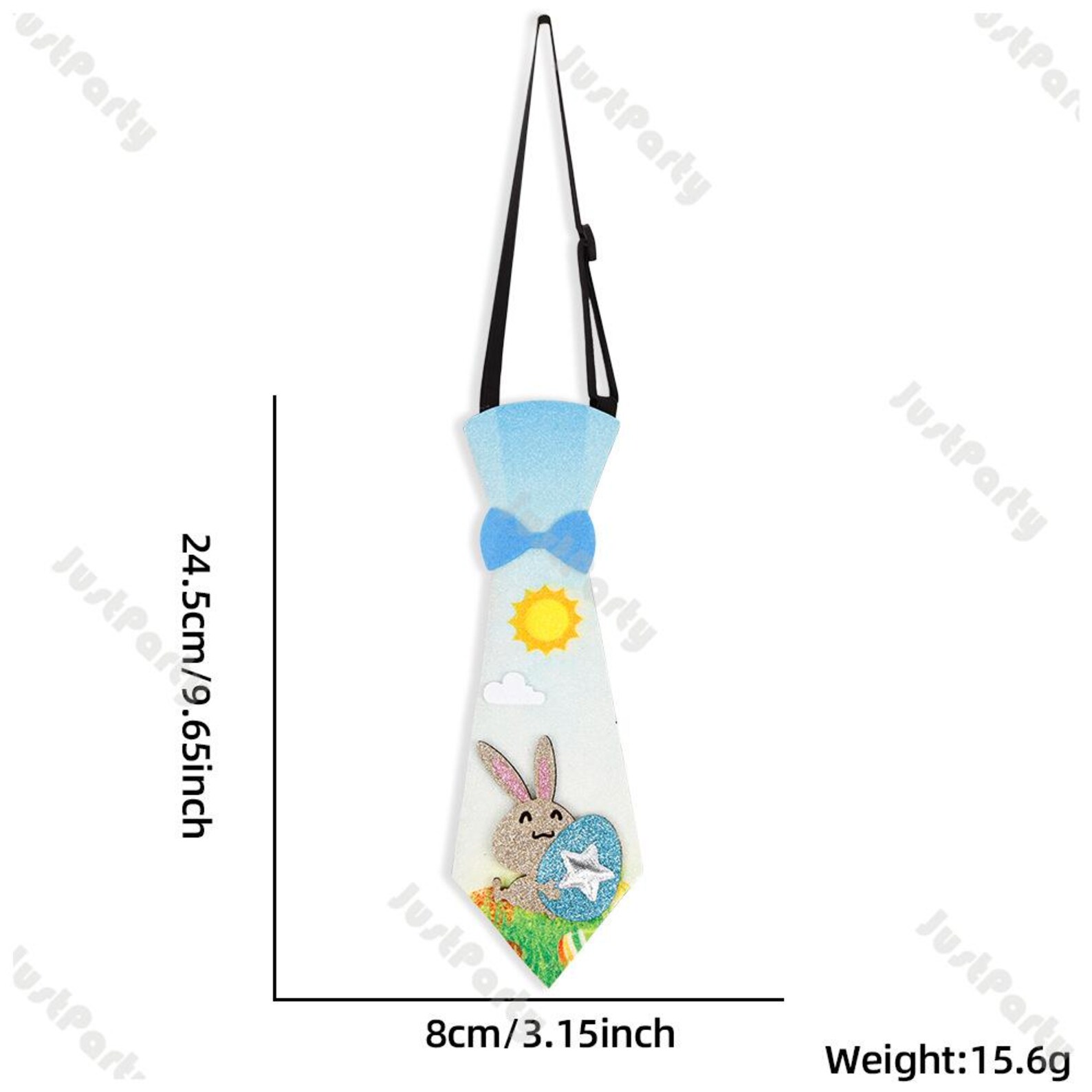Easter Bunny Necktie Spring Neck Tie for Boys Easter Decorative Tie ...