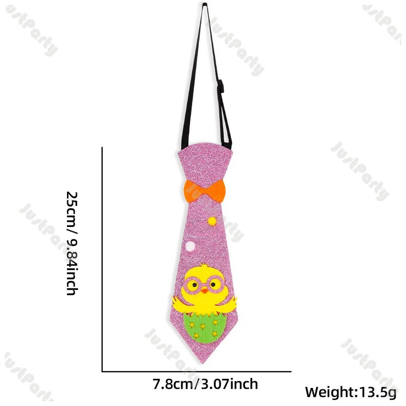 Easter Bunny Necktie Spring Neck Tie for Boys Easter Decorative Tie ...