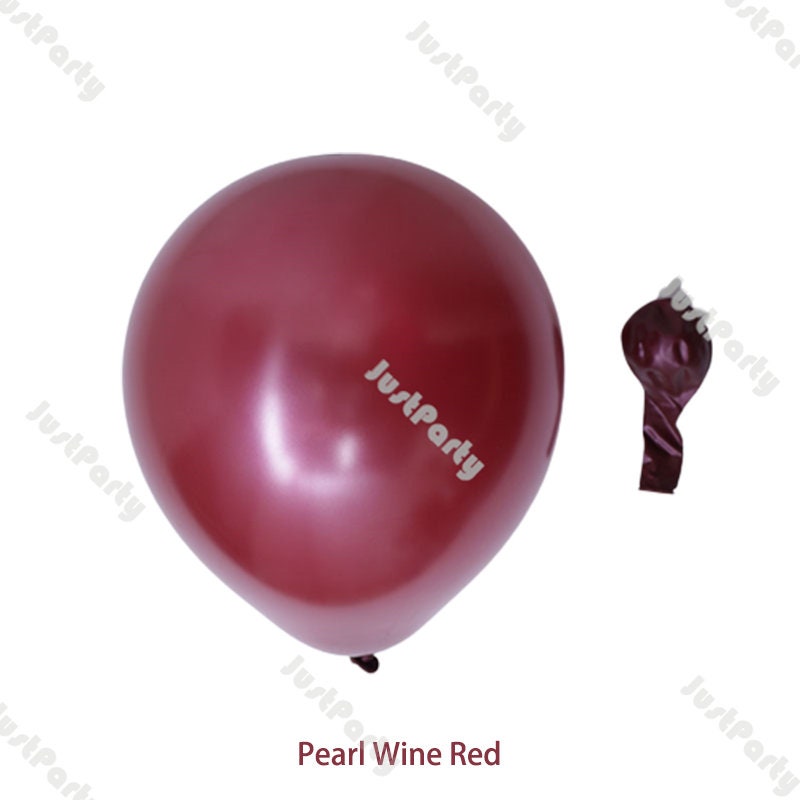 127pcs Pearl Wine Red Balloons Garland Chrome Rose Gold - Etsy