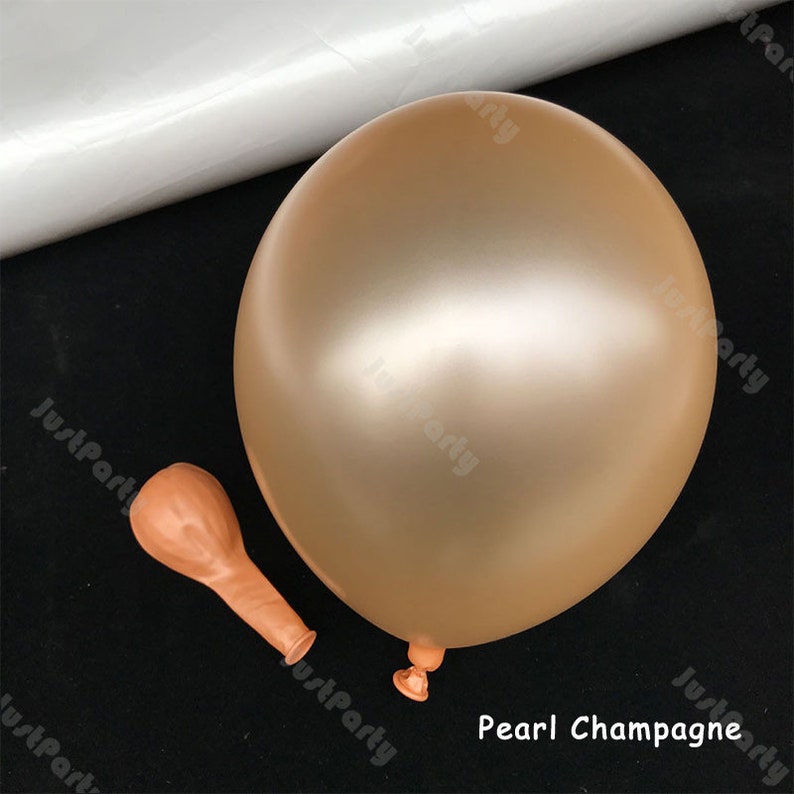 157pcs Doubled Apricot Mocha Brown Chrome Rose Gold Balloon - Etsy