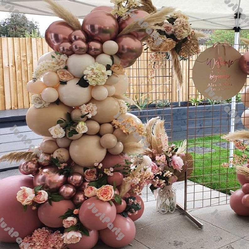 81/157pcs Doubled Dusty Pink Cream Peach Apricot Chrome Rose - Etsy