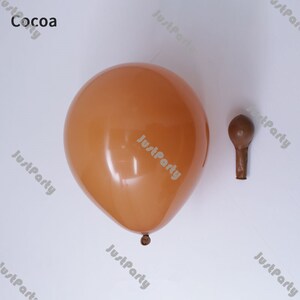 87pcs Natural Sand Color and Mocha Brown Neutral Balloon Garland Arch ...