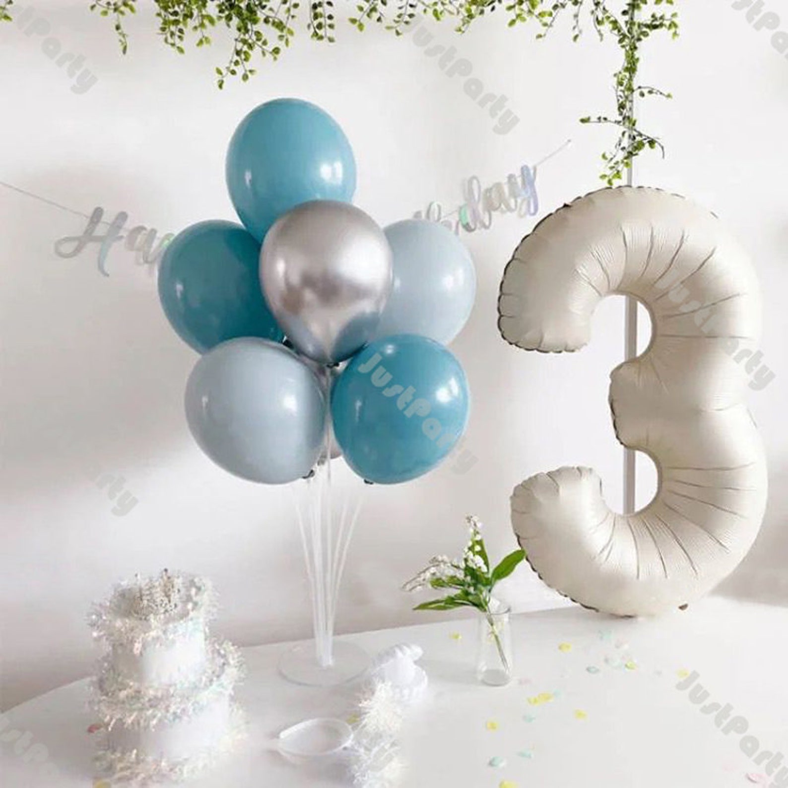 40inch Craem Caramel Number Balloon Decoration Boho Birthday Decoration ...