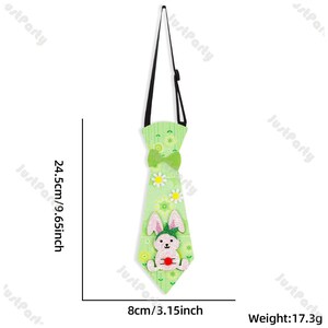 Easter Bunny Necktie Spring Neck Tie for Boys Easter Decorative Tie ...