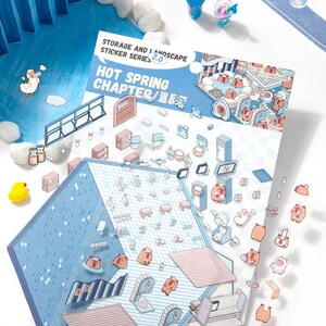 Spa Style DIY Tiny 3D Sticker Kit Designed for Building Miniature ...