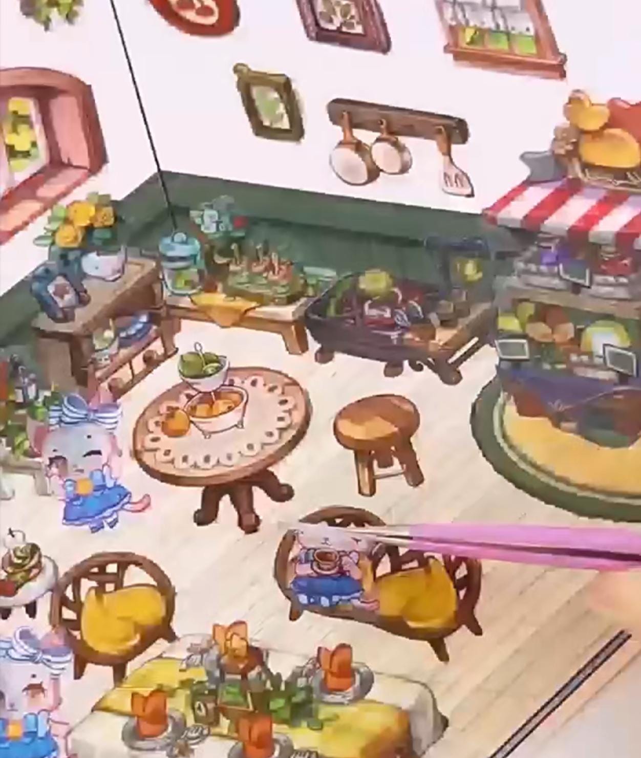 Party DIY Tiny 3D Sticker Kit Designed for Building Miniature Worlds ...