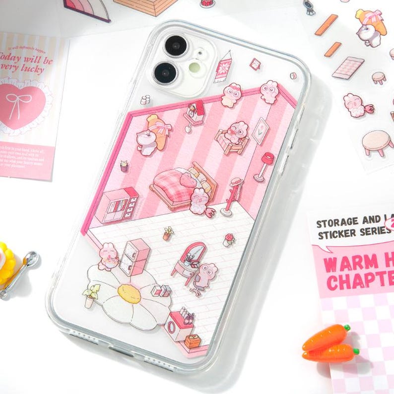 Warm Home Style DIY Tiny 3D Sticker Kit Designed for Building Miniature ...