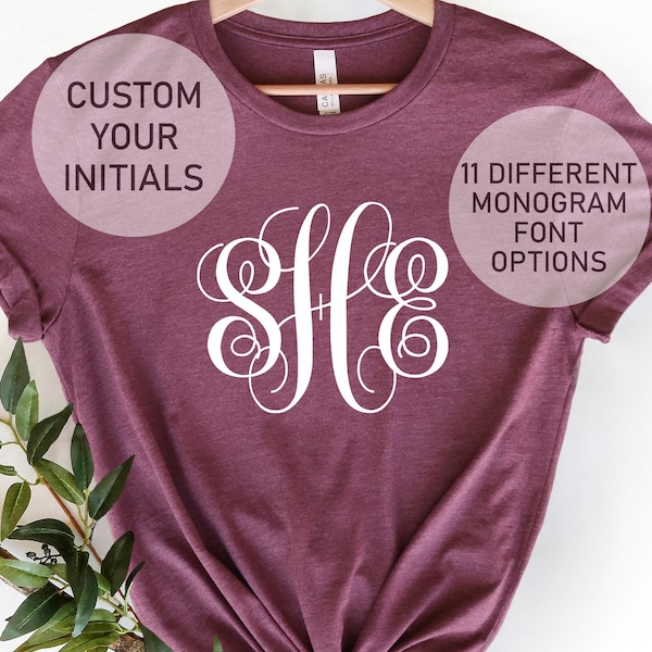 Monogram Print - Etsy