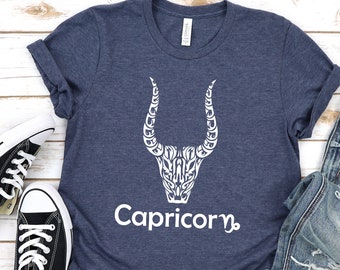 Capricorn Shirt, Capricorn Zodiac, Capricorn Gift, Capricorn Horoscope ...