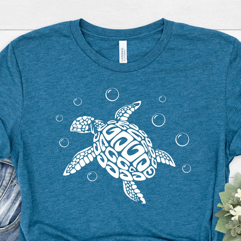 Sea Turtle Tshirt - Etsy