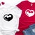 Custom Heart Line Shirt, Custom Valentine's Day, Personalized Heart ...