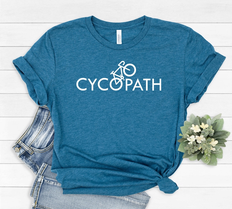 Cycopath Funny Biking T Shirt, Funny Cycling Bike Bicycle Shirt, Gift ...