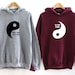 Yin Yang Sweatshirt Hoodie Couples Matching Yin Yang - Etsy