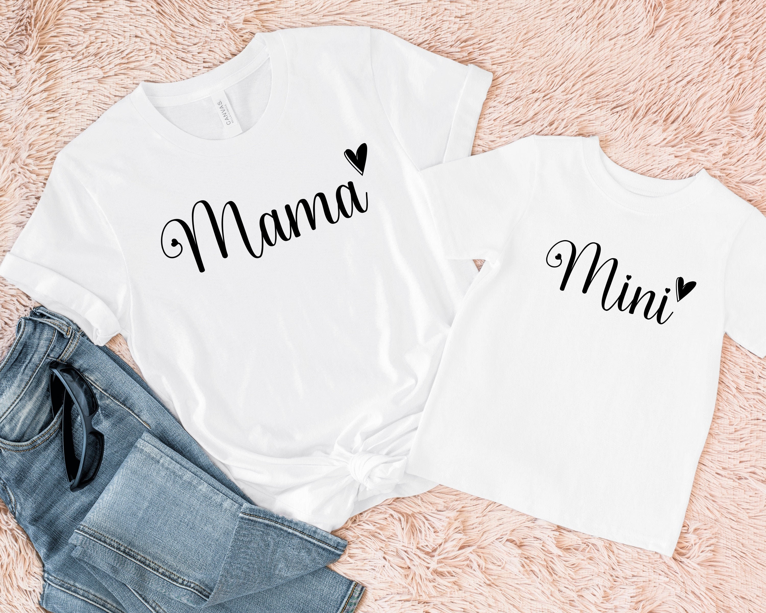 Mama Mini Shirts, Mom And Me Shirt, Mama Mini Matching Shirt, Mother's ...