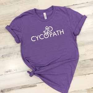 Cycopath Funny Biking T Shirt, Funny Cycling Bike Bicycle Shirt, Gift ...