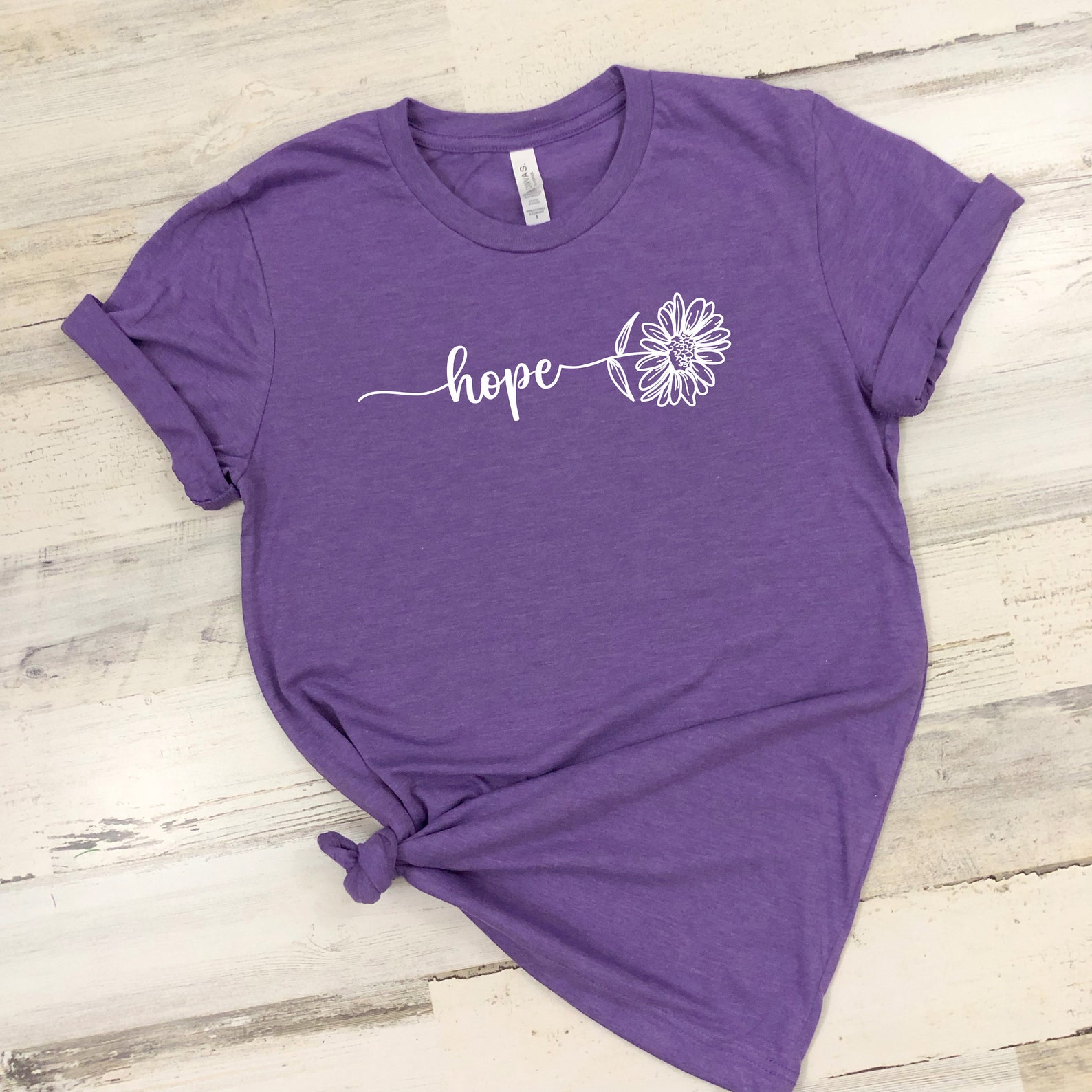 Hope Tshirt Hope Flower Shirt Hope Daisy Tee have Hope Tee - Etsy