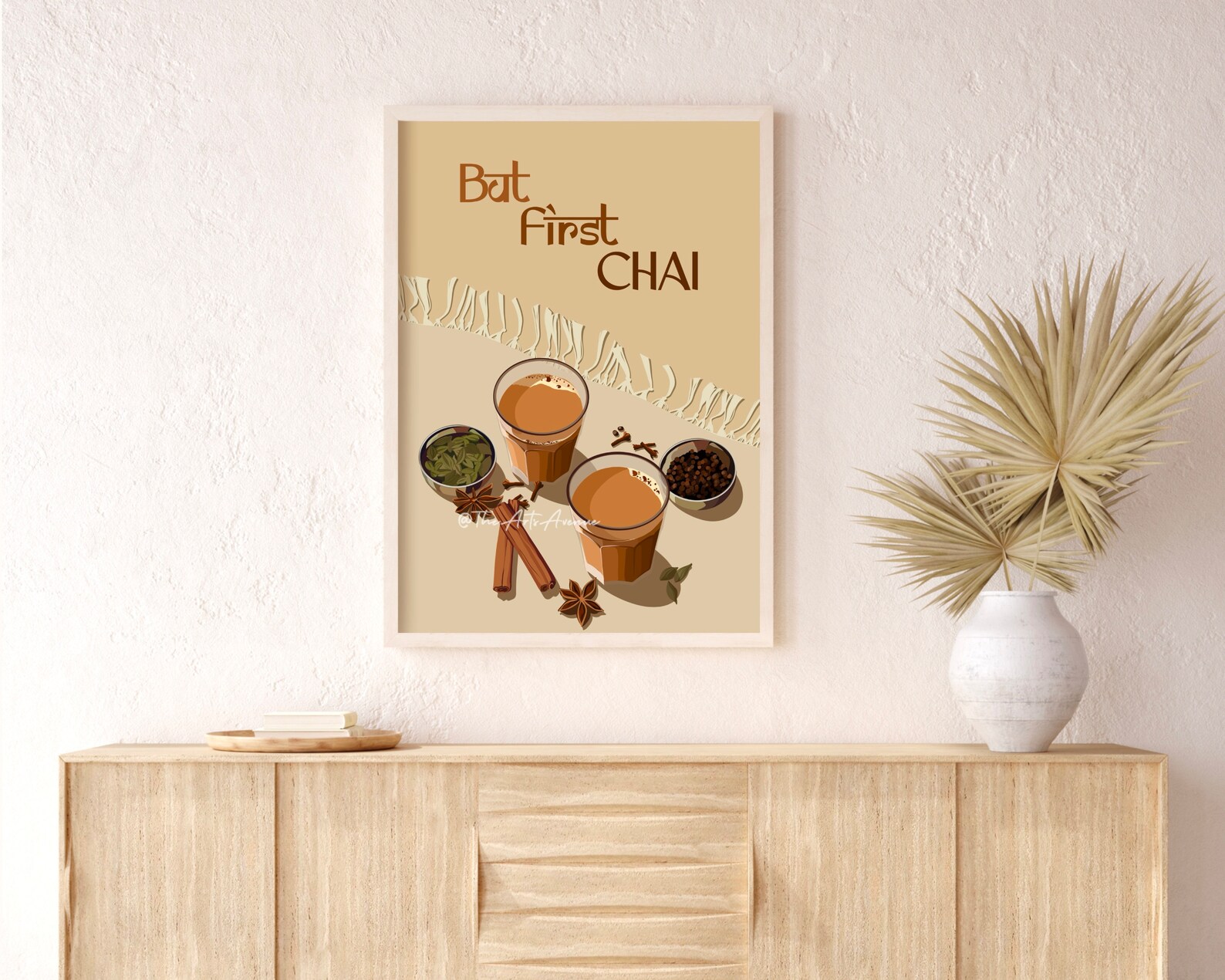 But First Chai Art Chai Wall Art Desi Art Chai Poster Chai Print Indian ...